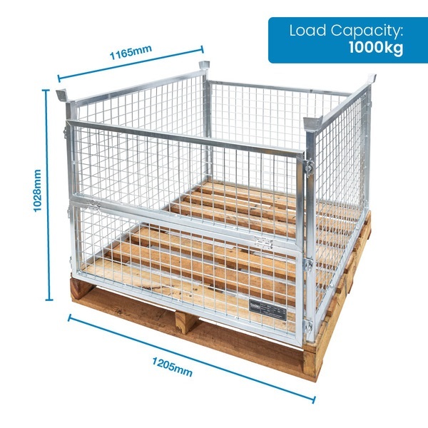 Stillage Pallet Cage (Full Height) | Troden Equipment