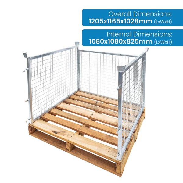 Stillage Pallet Cage (Full Height) | Troden Equipment