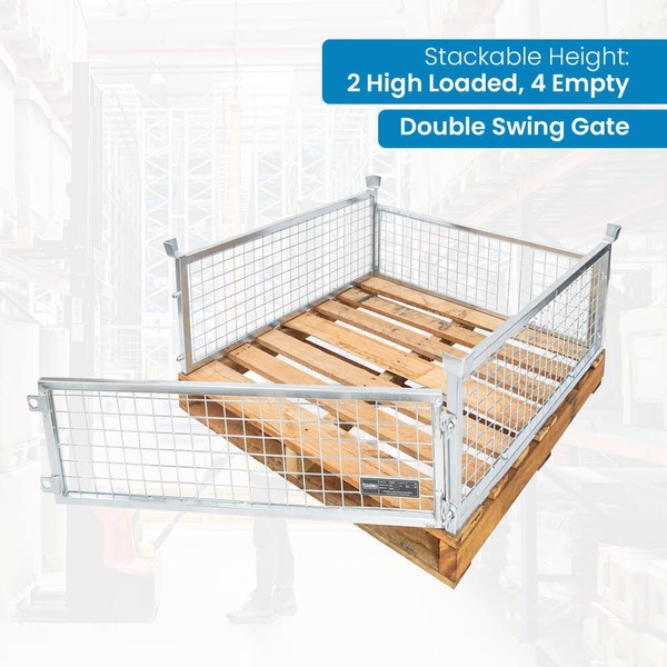Stillage Pallet Cage (Half Height) | Troden Equipment