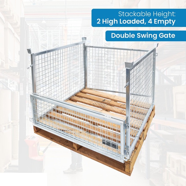 Stillage Pallet Cage (Full Height) | Troden Equipment