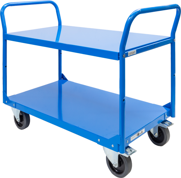 Large Heavy Duty 2 Tier Platform Trolley | Troden Equipment