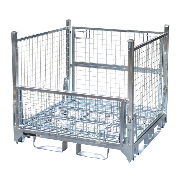 Collapsible & Stackable Stillage Cage | Troden Equipment
