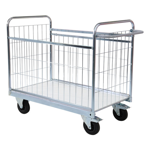 Parcel Trolley With Removable Side | Troden Equipment